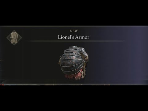 Lionel Armor Set | Armor Location | Elden Ring - YouTube