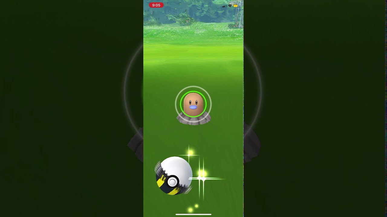 Catching a shiny diglett (POKÉMON GO) - YouTube