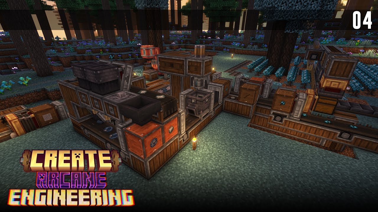 Create: Arcane Engineering #04 - Kinetic Mechanism Infini - YouTube