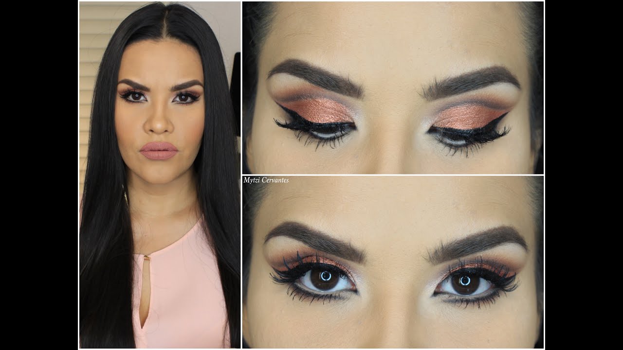 Morphe 35F Palette Cut Crease Copper / Cobre | Mytzi Cervantes - YouTube