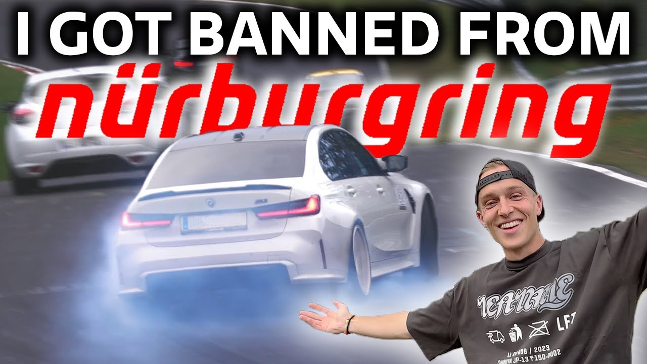 I GOT BANNED FROM THE NURBURGRING IN MY M3 G80 - 100+ KM/H DRIFTS ...