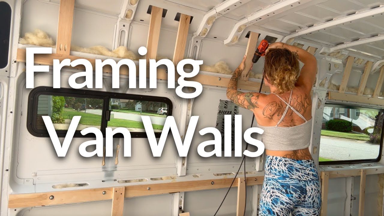 Framing the Walls of Our Van | DIY Ram ProMaster Van Build - YouTube