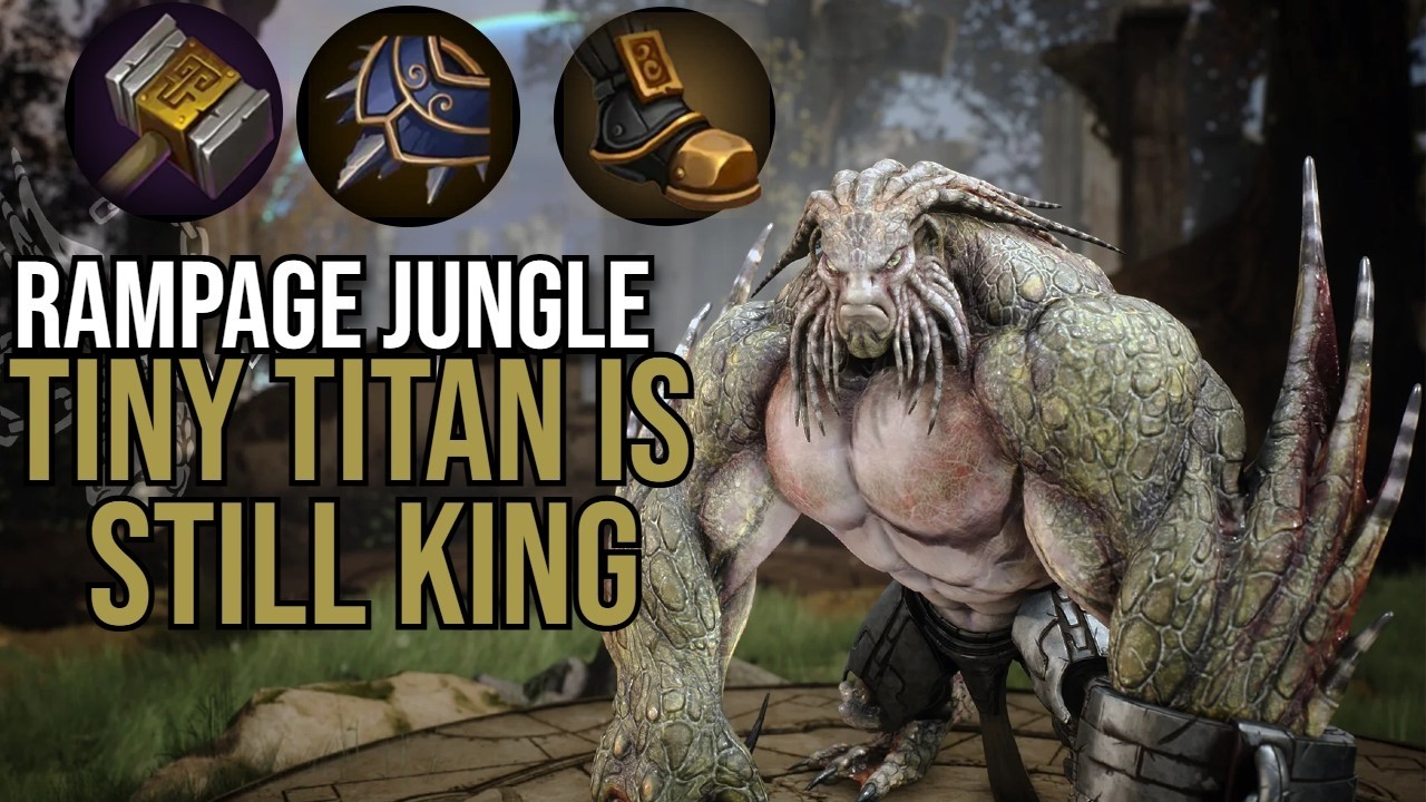 TINY TITAN WITH TWO STUNS?! | Rampage Jungle Predecessor - YouTube