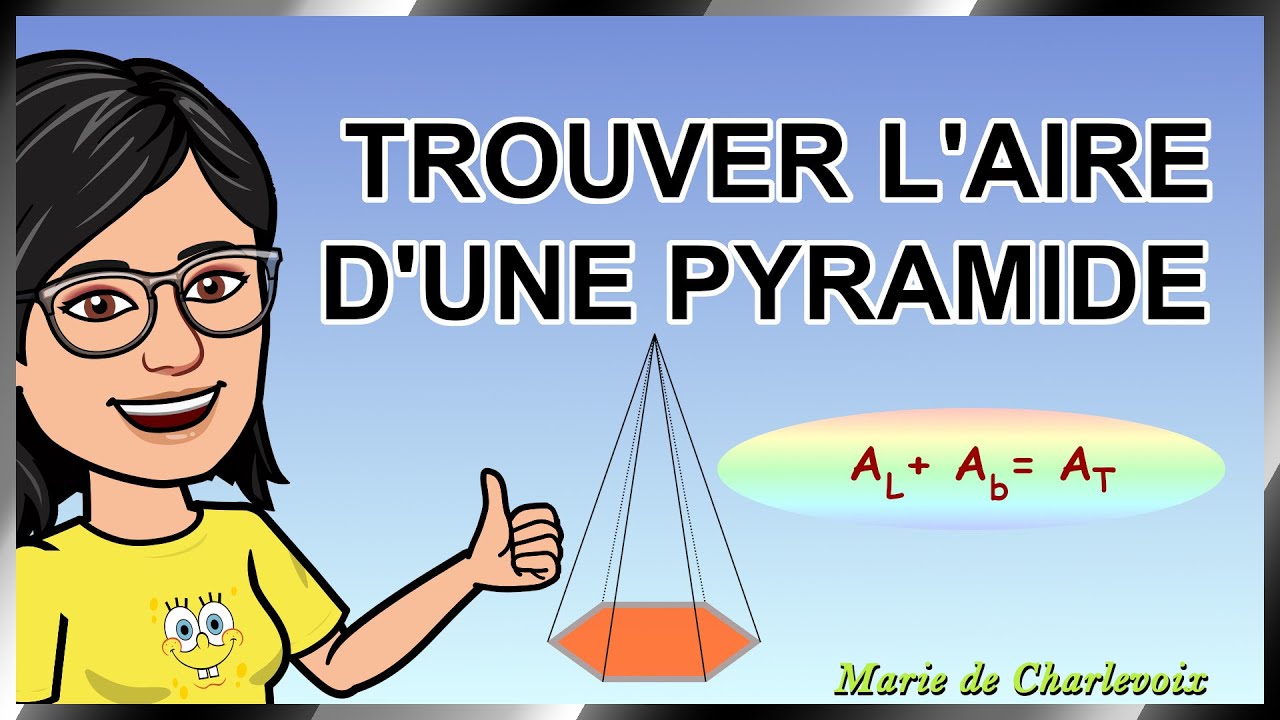 L'aire d'une pyramide régulière, cours 20 VIENS FAIRE LES EXERCICES sur ...
