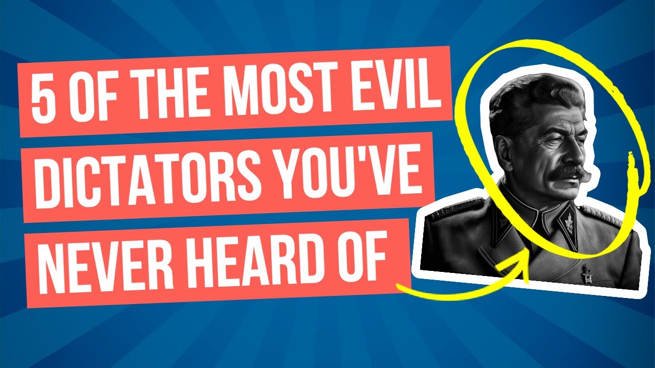 5 Of The Most Evil Dictators You've Never Heard Of - YouTube