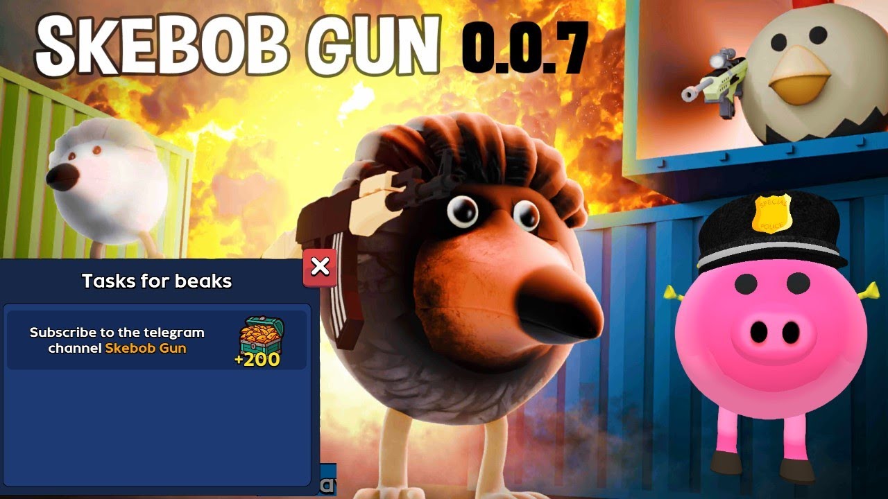 Skebob Gun NEW UPDATE 0.0.7 - YouTube