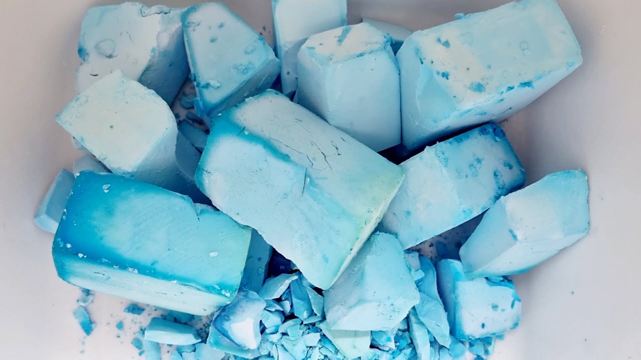 Blue Soft Crunchy Fluffy Dyed Gym Chalk Crumbles ~ Anxiety & Stress ...