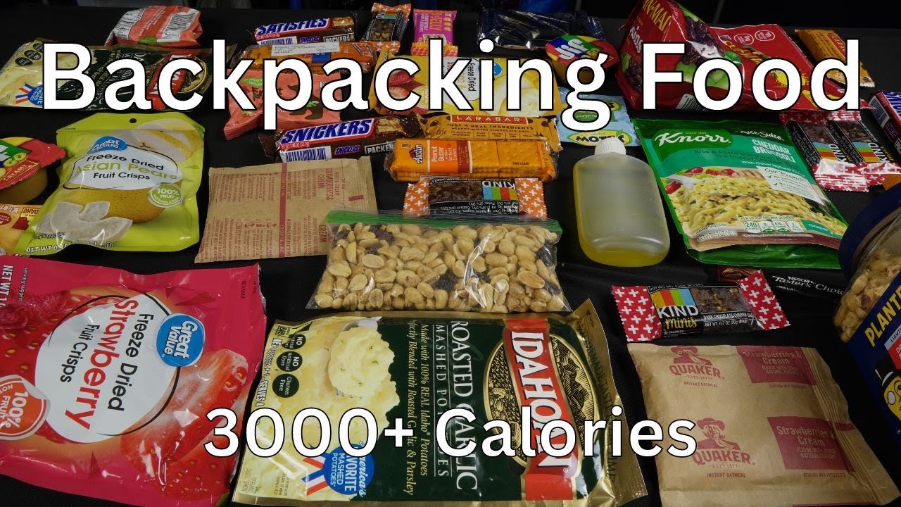 Simple Backpacking Food - What I pack for longer mileage - YouTube