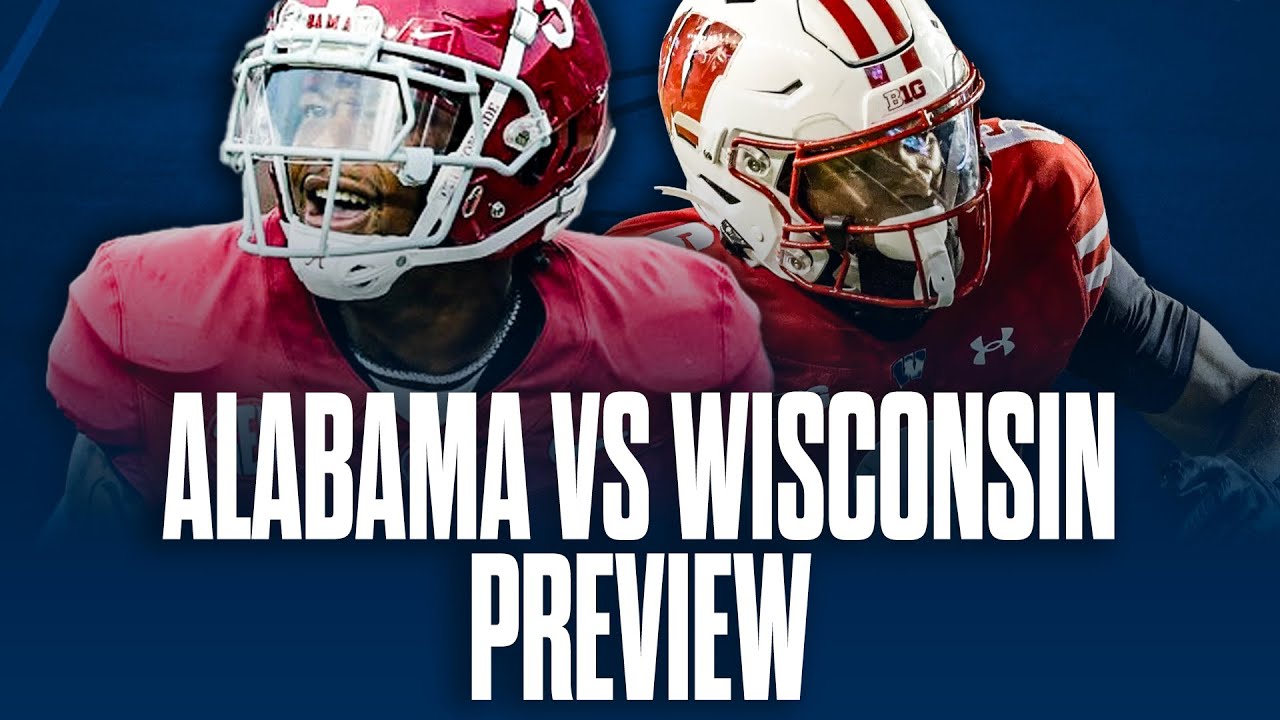 Why Alabama Football WILL BLOW OUT Wisconsin Football | Alabama vs ...