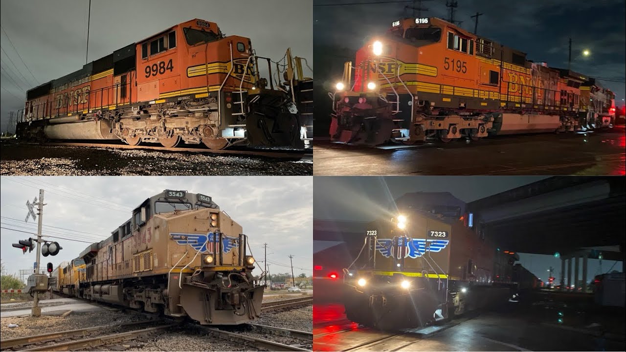 Railfanning Houston ft H2 SD70MAC, FXE, Hornshow, ACM w/ EMD Steel Bell & more!!!! - YouTube
