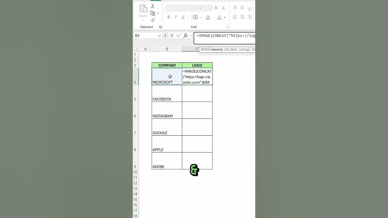 How to insert logos in Excel 🤯 - YouTube