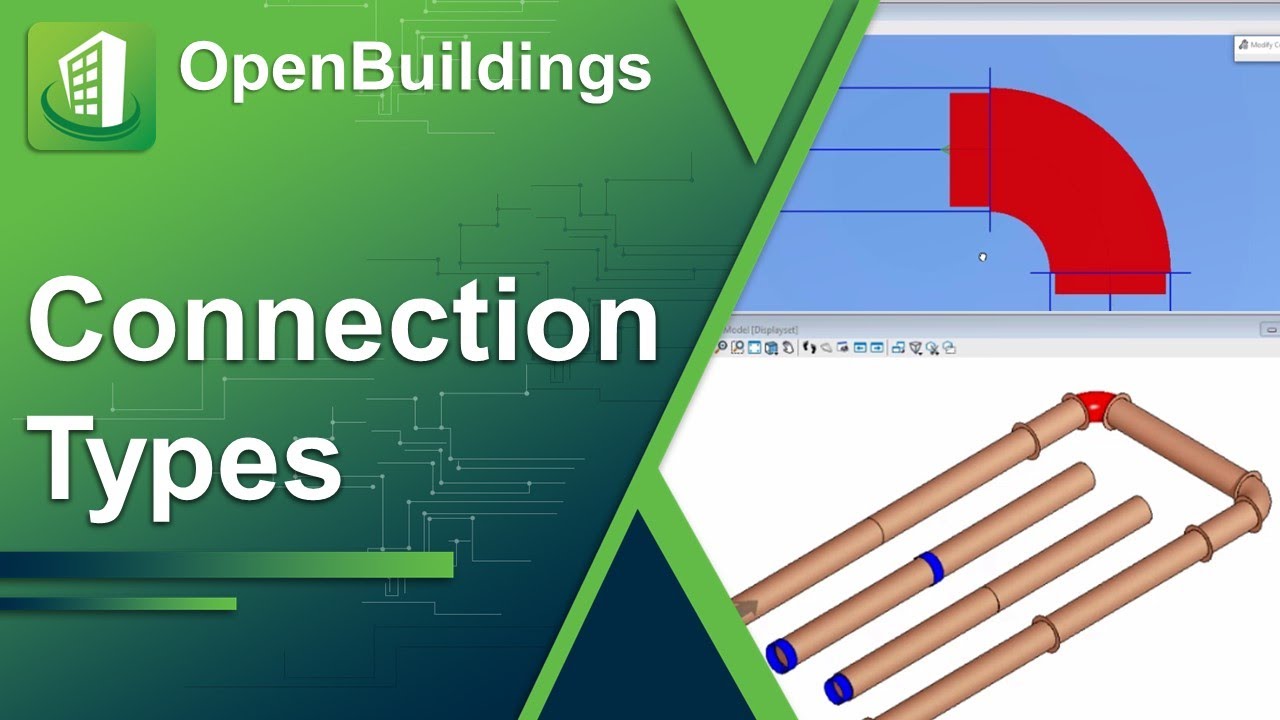 OpenBuildings Designer Update 10 | Connection Types of Plumbing System ...
