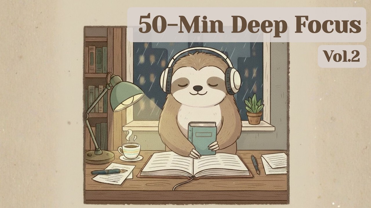 Vol. 2 | Midnight Writing : 50-Min Deep Focus(Original Neo Soul) - YouTube