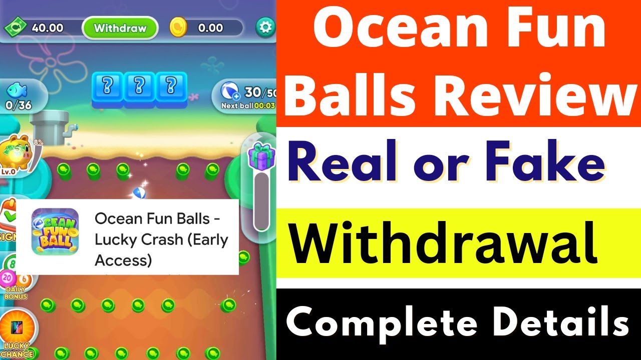 Ocean Fun Balls App Real or Fake | Ocean Fun Balls App Review ...