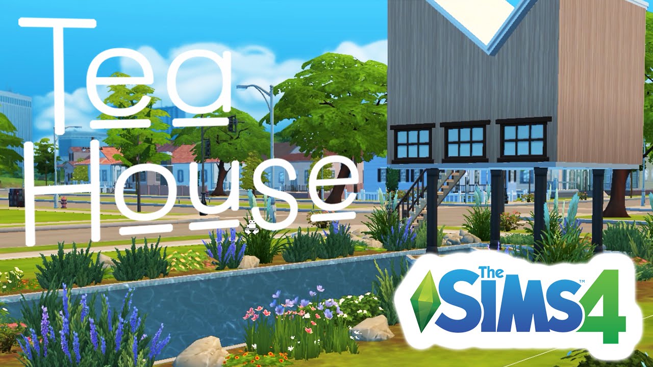 The Sims 4 Speed Build - Modern Japanese Tea House - YouTube