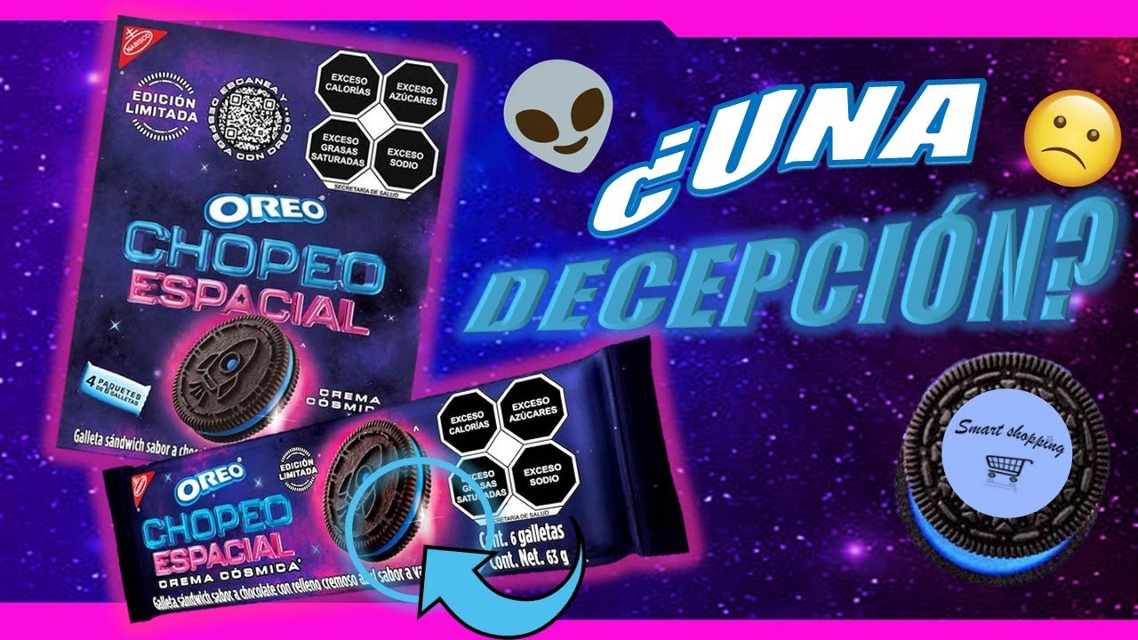 Saben ricas las nuevas galletas Oreo CHOPED ESPACIAL? Averígualo! - YouTube