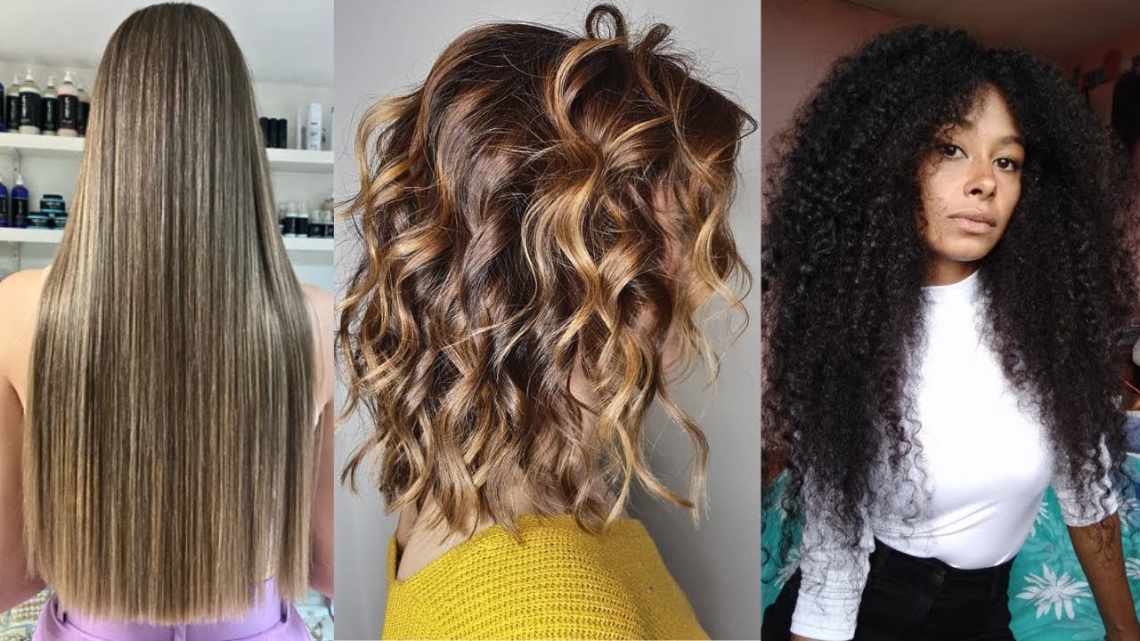 Cortes para cabello Lacio, Ondulado y Rizado | Aprende paso a paso ...
