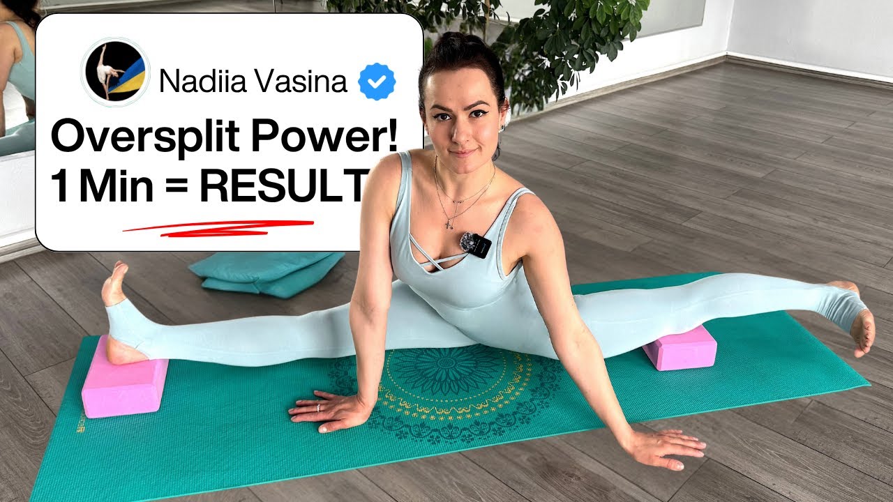 Only 1 MINUTE a Day = Splits PROGRESS! - YouTube