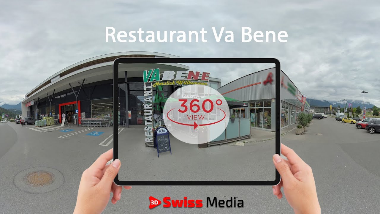Restaurant Va Bene - 360 Virtual Tour Services - YouTube
