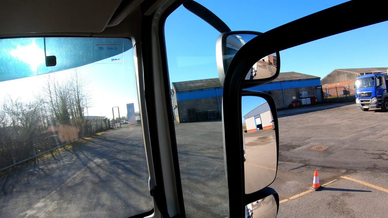 HGV C+E 3a Reversing Manoeuvre Drivers Eye View POV - YouTube