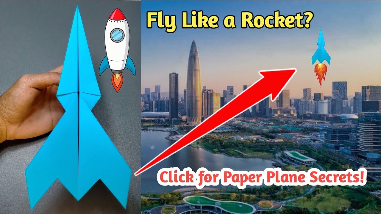 Paper Plane Mastery: Fly Like a Rocket with These Secrets! - YouTube