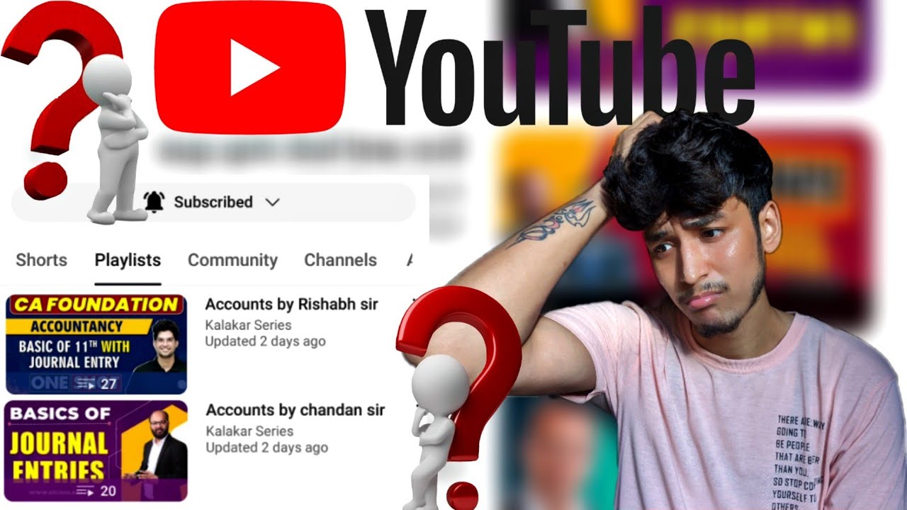 Youtube channel for CA foundation 🤔 | playlist for study | self study | chapter wise imp Que ...