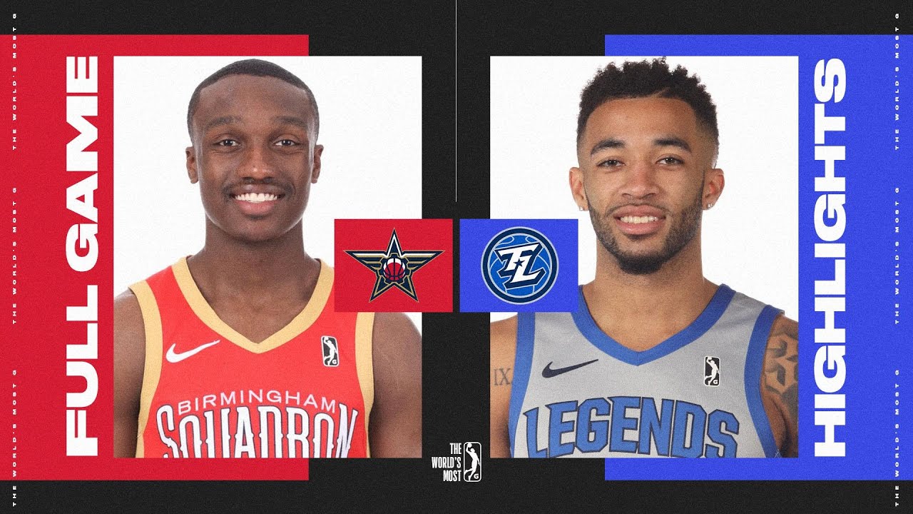 Texas Legends vs. Birmingham Squadron - Game Highlights - YouTube