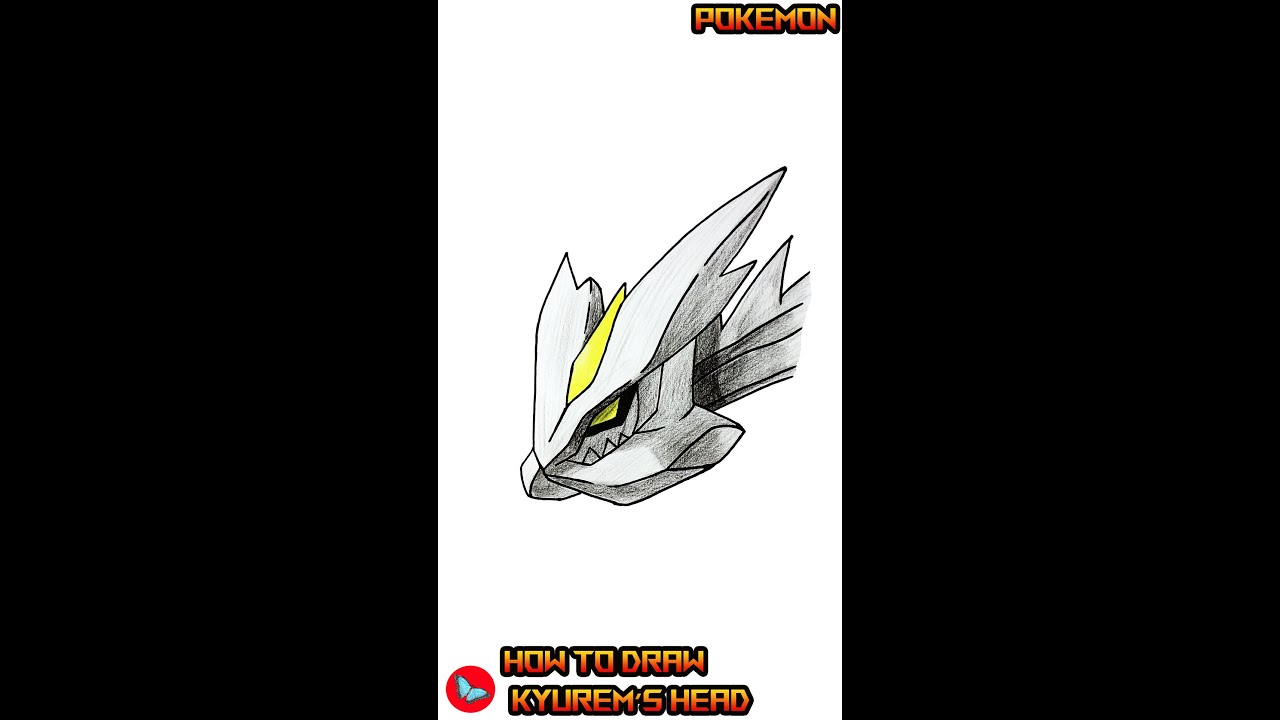 How To Draw Pokemon - Kyurem's Head short - YouTube