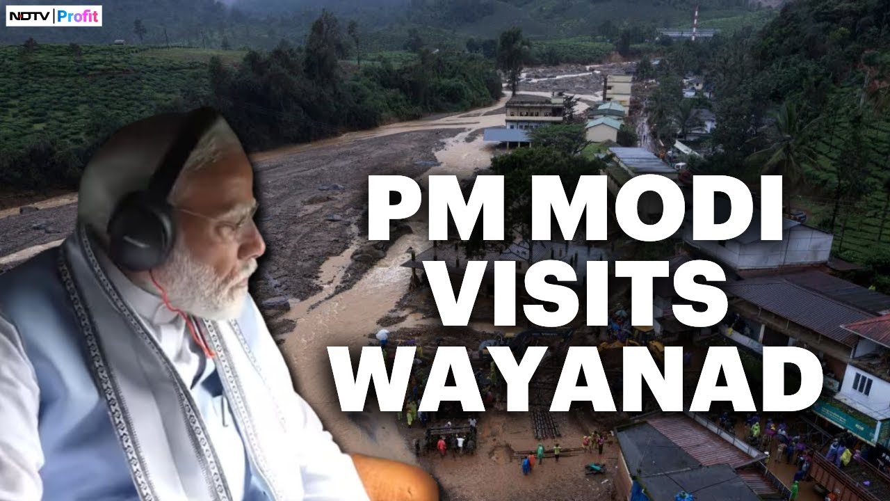 Kerala Landslides: PM Modi Visits Wayanad, Conducts Helicopter Survey ...
