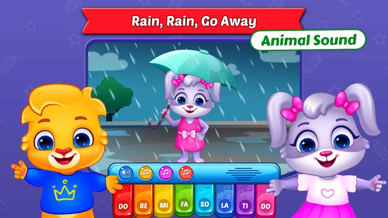 Lucas and Ruby Animal Sounds Song #8 - Rain, Rain, Go Away | RV ...
