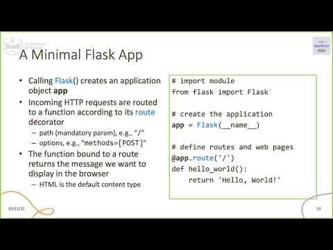 IAW2022-L12: Flask (I parte) - YouTube