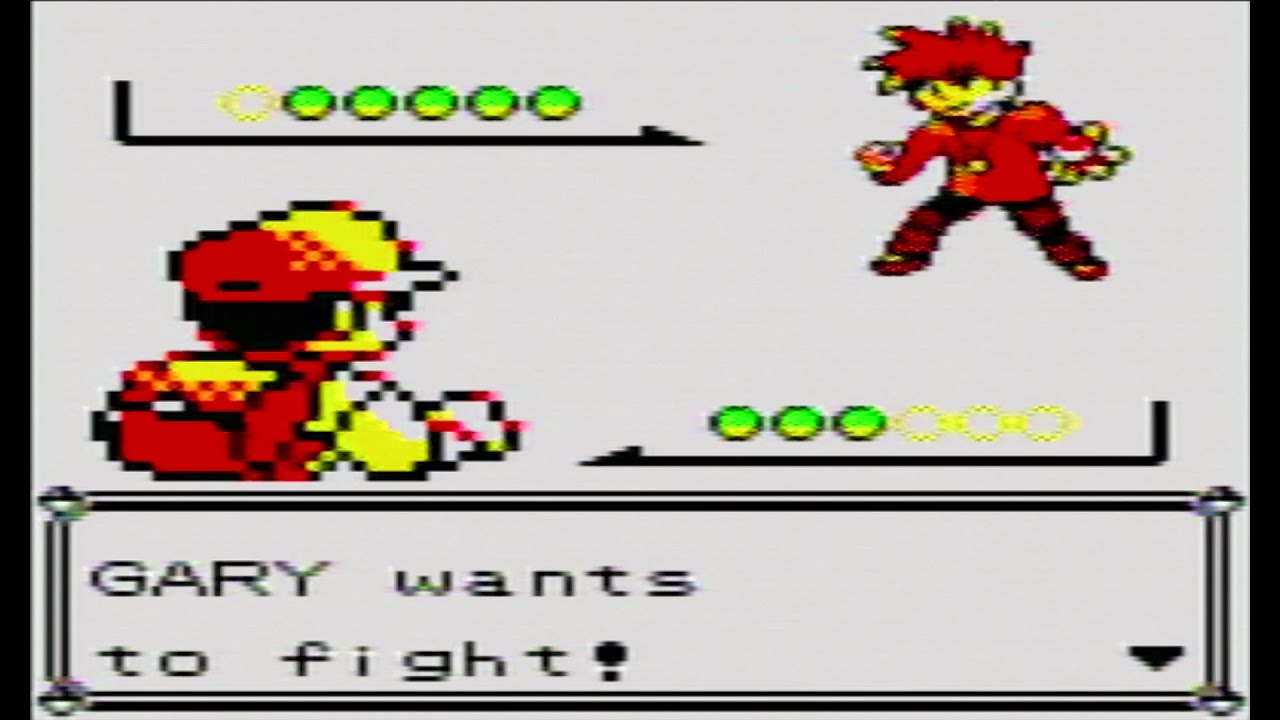 Pokémon Yellow - VS Rival Gary (Pokémon Tower) - YouTube