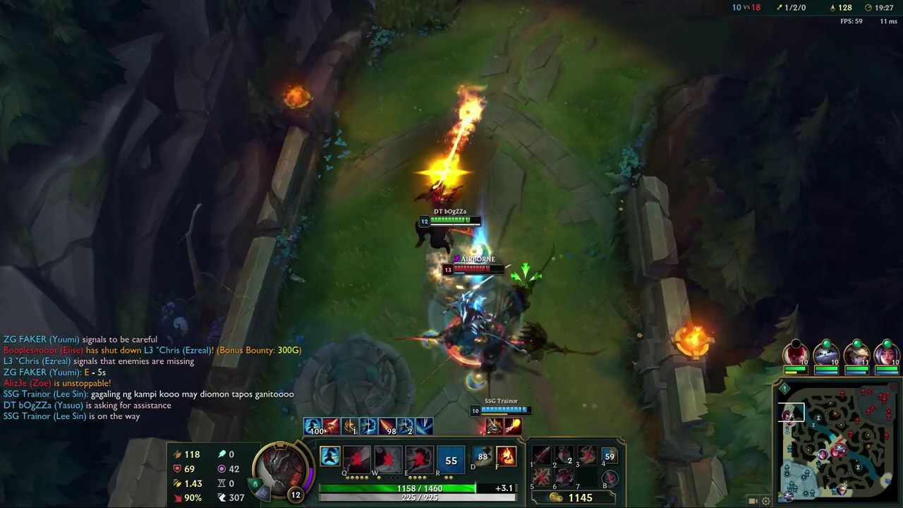 YASUO CANCER GAMING | LOL PH | DT bOgZZa | Cancer Gaming!!! - YouTube