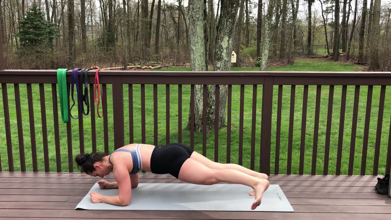 Plank w/ Glute Abduction | core exercise - YouTube
