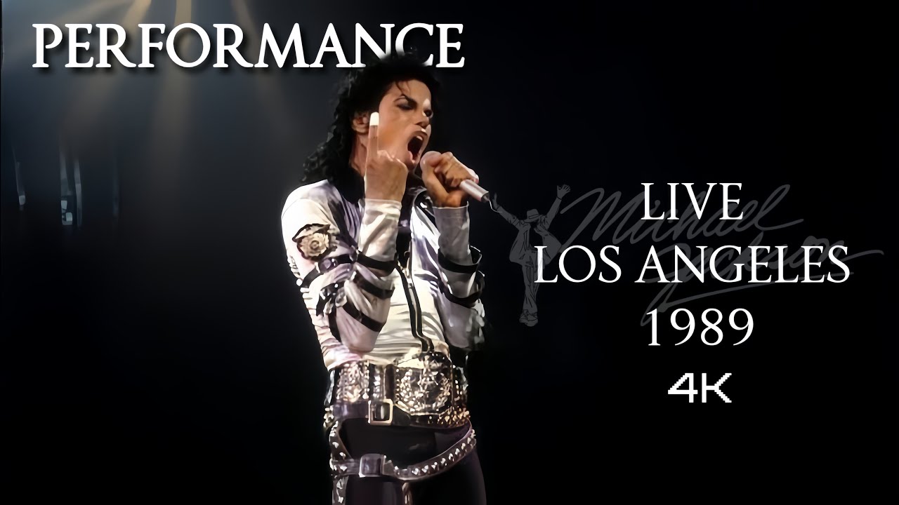 Michael Jackson - Live At Los Angeles, 89' | Perfomance 4K Remaster ...