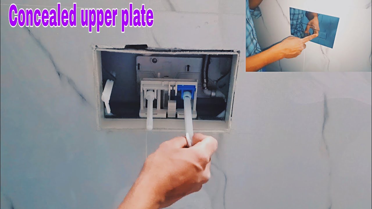 Concealed cistern Upper part fitting - YouTube