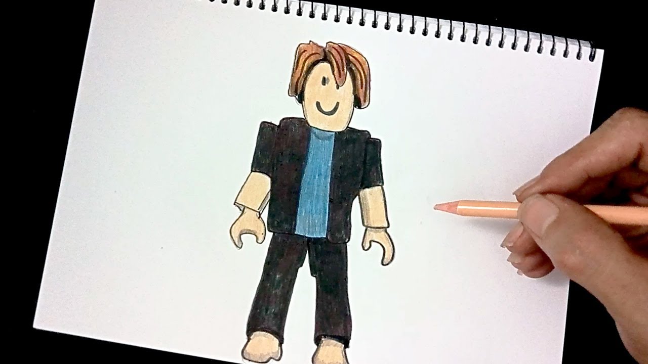 Drawing your Request | How to draw Roblox Bacon - YouTube