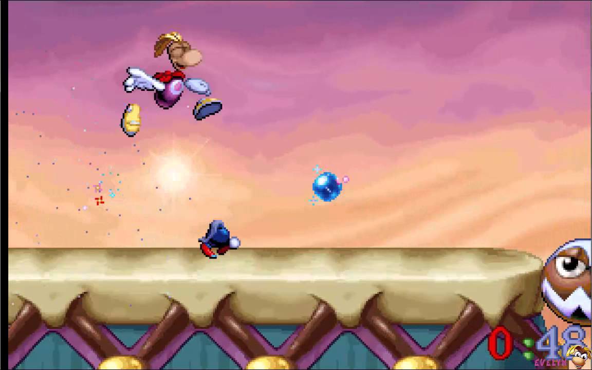 Rayman 60 Levels - Music - Map 3 (medium easy) - [MS-DOS] - YouTube