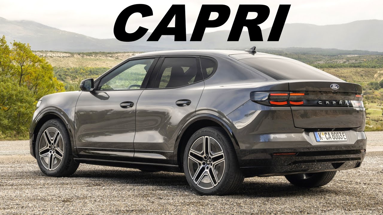 New 2026 Ford Capri Mid-Size Electric Coupe SUV - YouTube