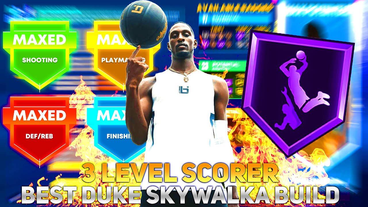 BEST 3 LEVEL SCORER BUILD NBA 2K23 NEXT GEN! DUKE SKYWALKA BUILD ...