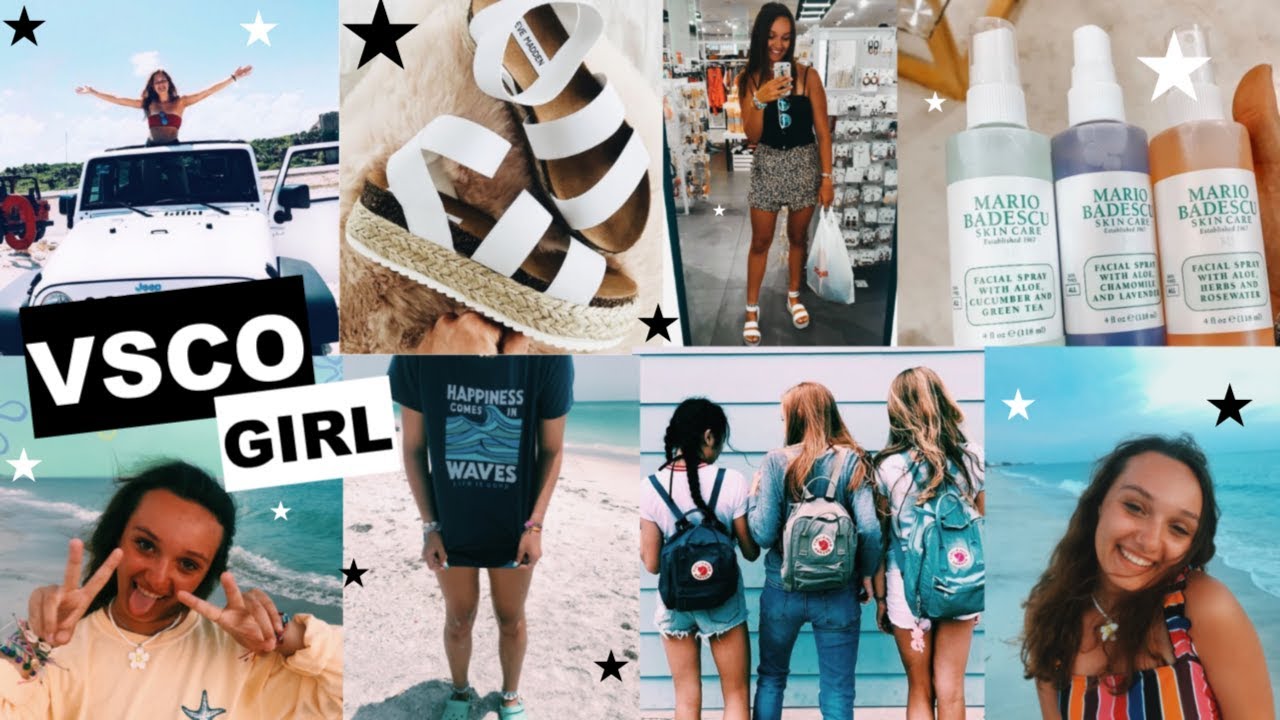 HOW TO BE THE ULTIMATE BASIC VSCO GIRL! / Transformation - YouTube