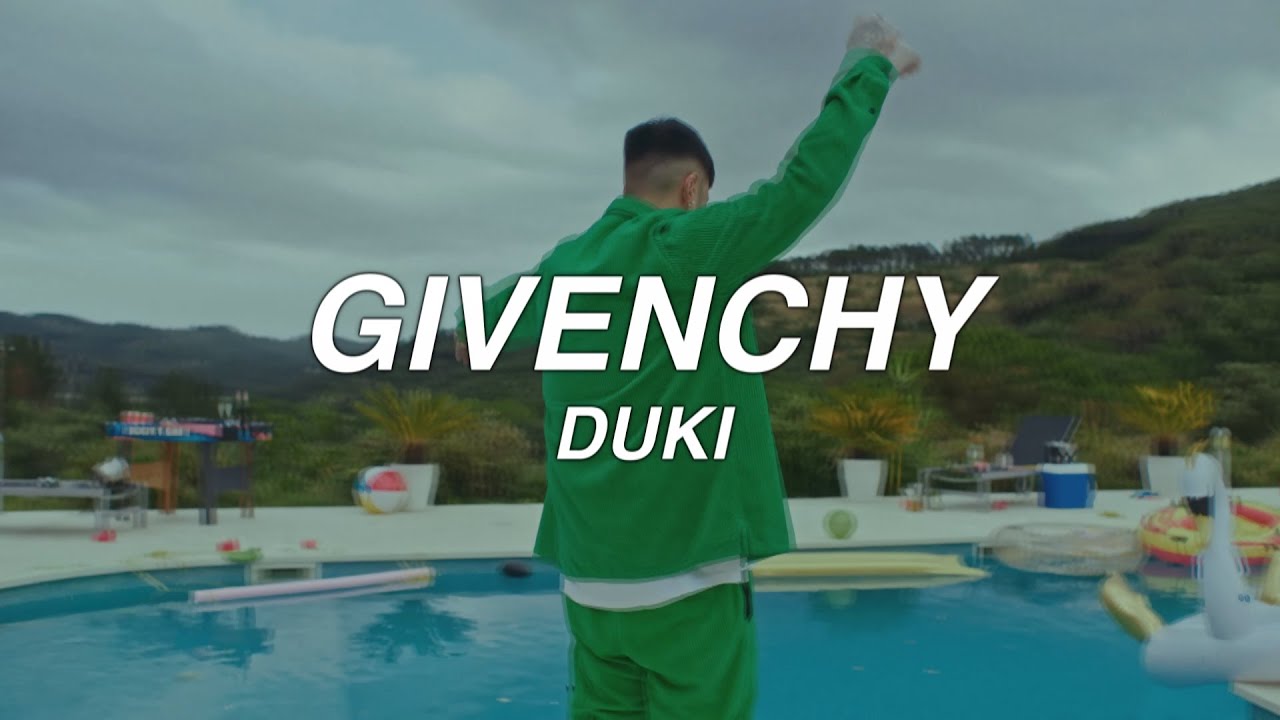 4K - GIVENCHY - duki - lyrics - YouTube