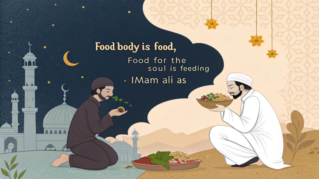 Food for the Body vs Food for the Soul | Wisdom of Imam Ali (AS) - YouTube