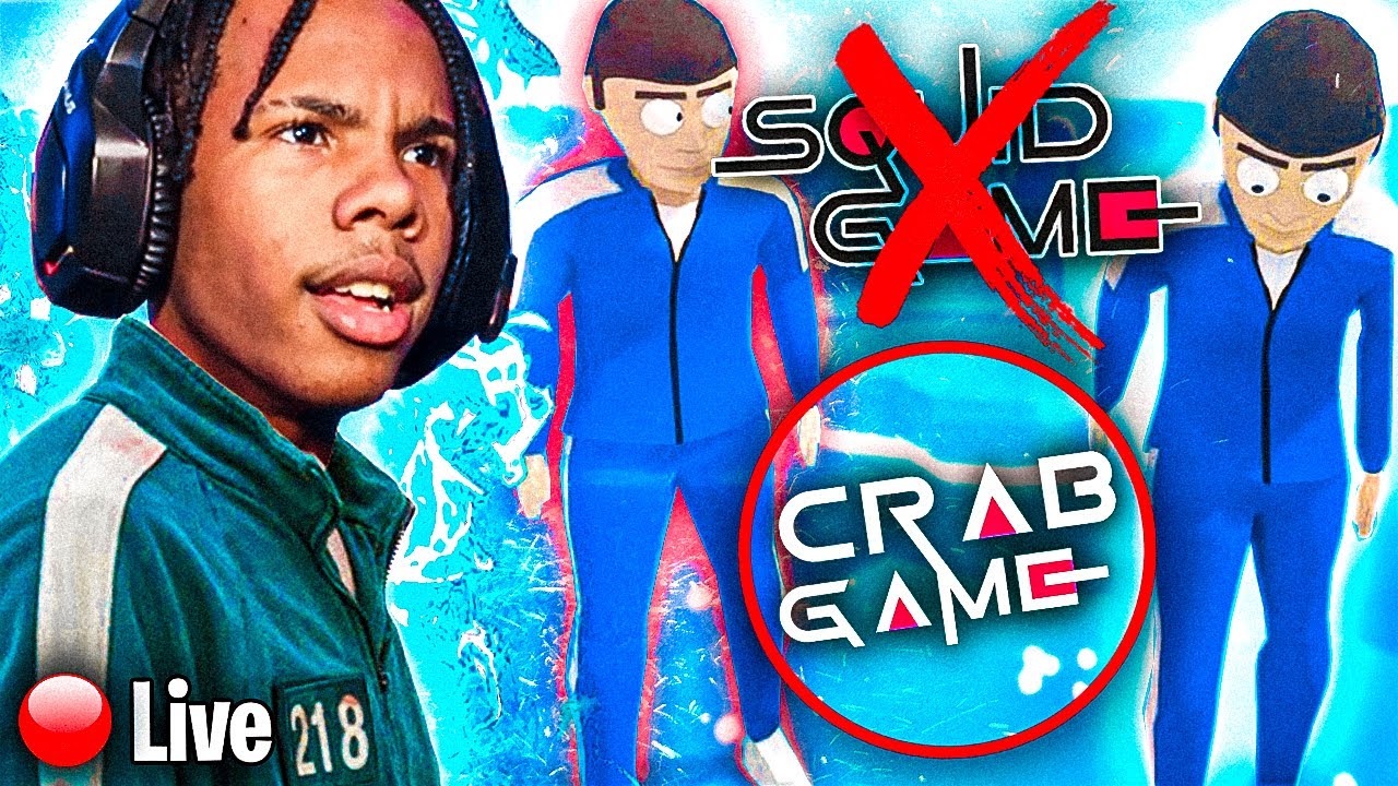 PLAYING SCUFFED SQUID GAME WITH STREAMERS!! || Crab Game - YouTube