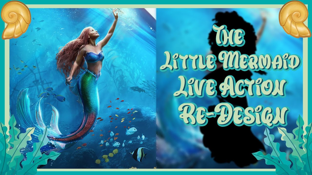 The little mermaid Live action redesign - YouTube