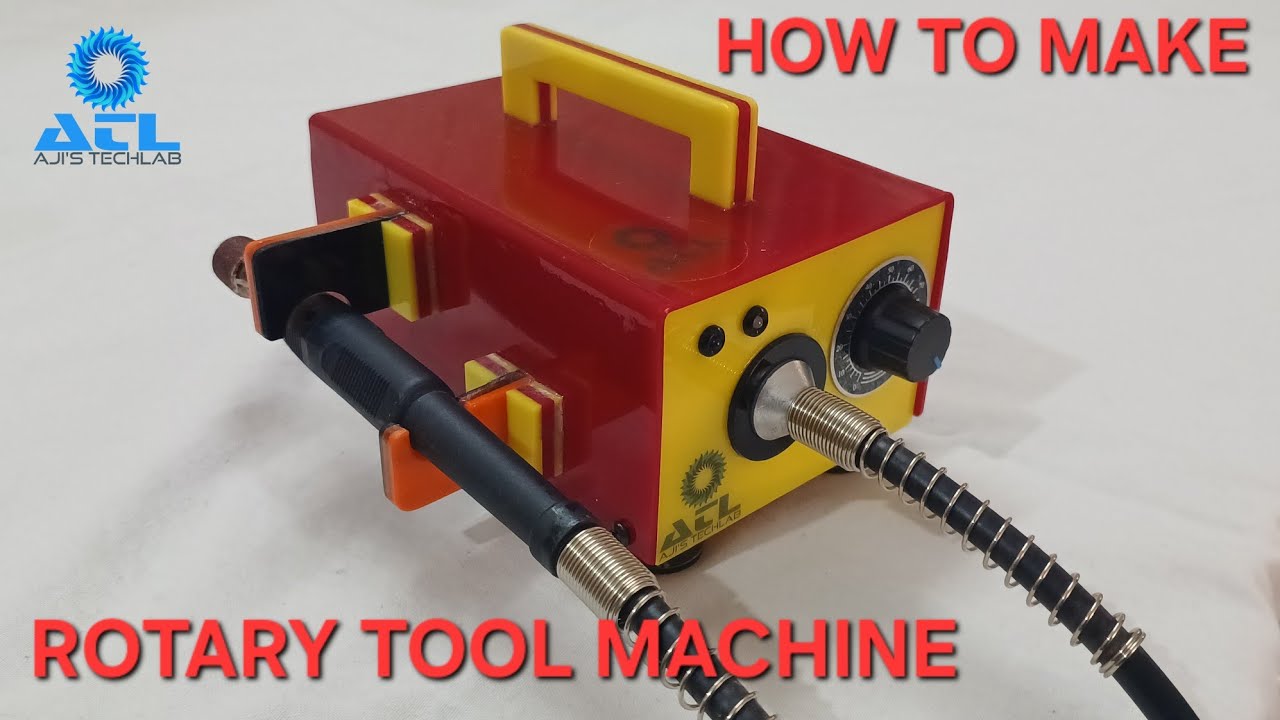 How to make a rotary tool machine - YouTube