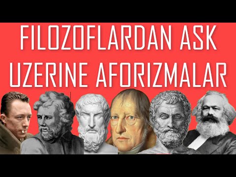 FİLOZOFLARDAN AŞK ÜZERİNE AFORİZMALAR
