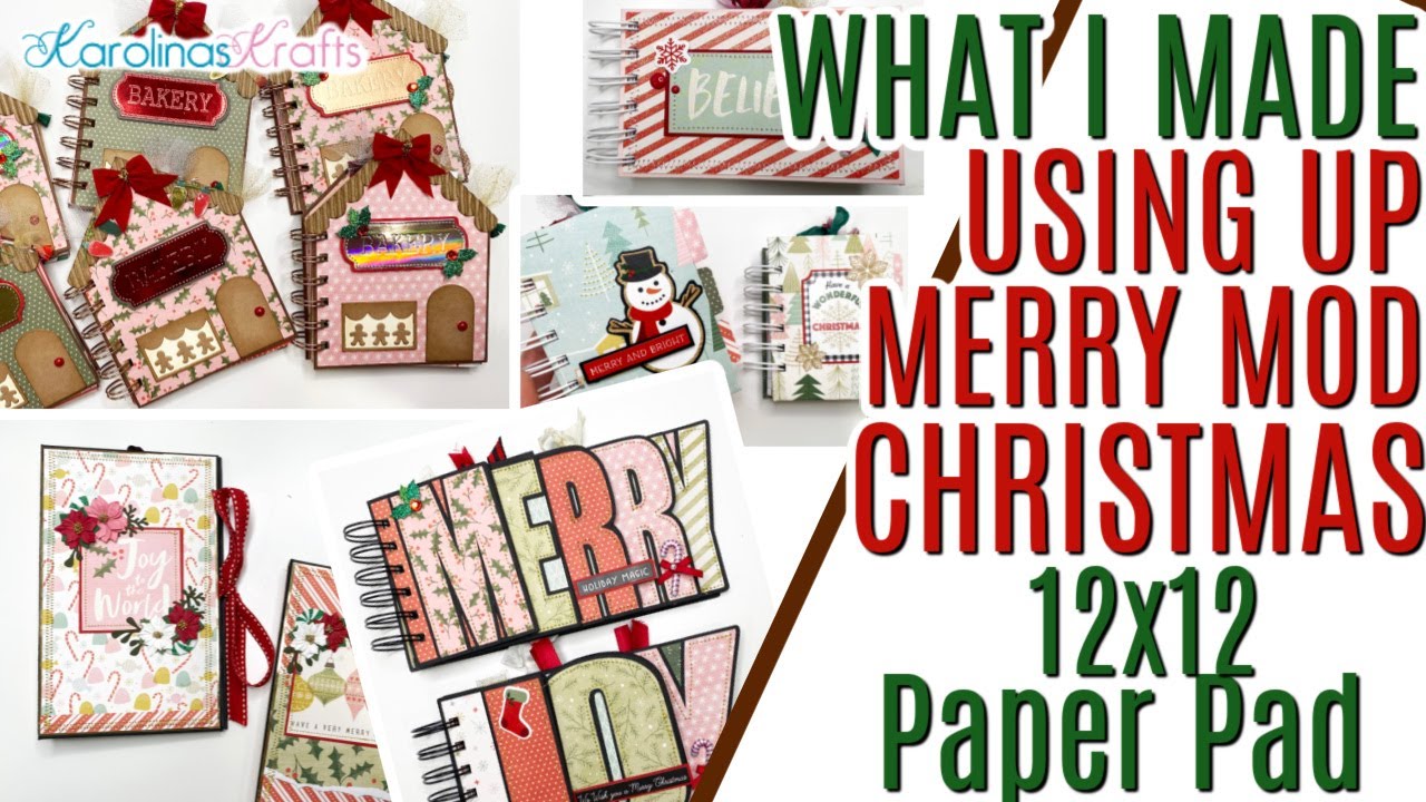 What I Made with Merry Mod Christmas by DCWV, What I Made Using up a ...