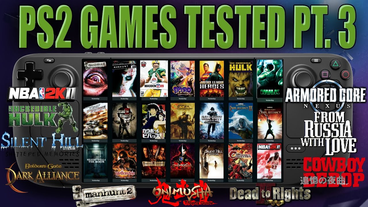 PCSX2 on Steam Deck | PS2 Games Performance Tested Pt. 3 - YouTube