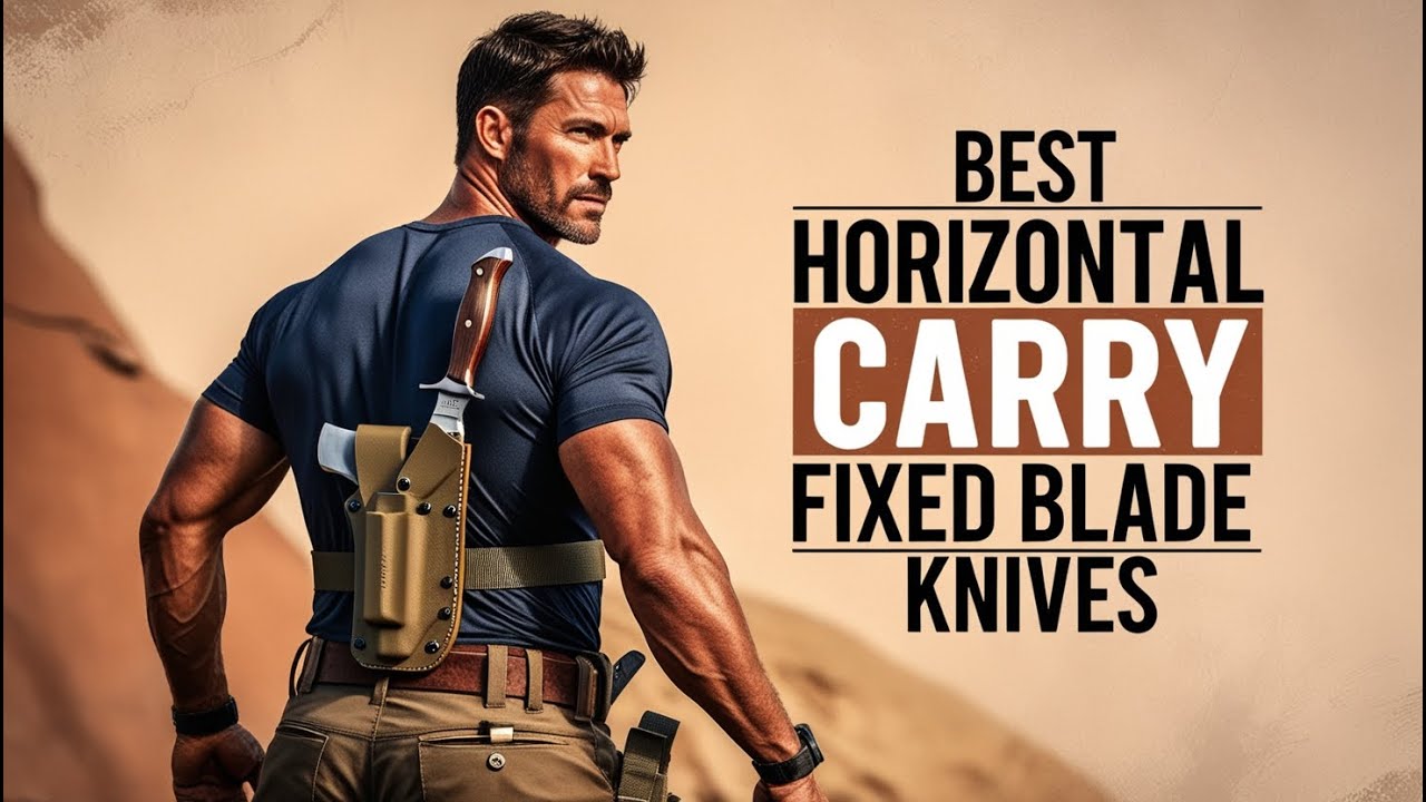 Top 5 Best Horizontal Carry Fixed Blade Knives 2025 - YouTube